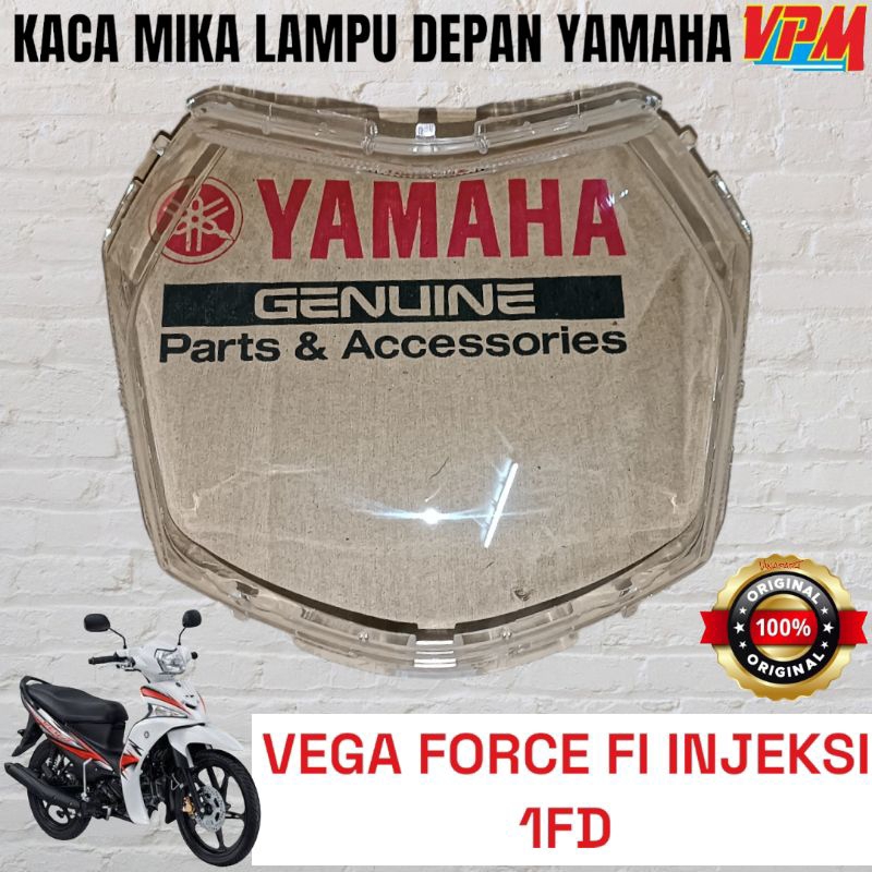 Jual kaca mika lampu depan yamaha vega force fi injeksi 1FD original ...