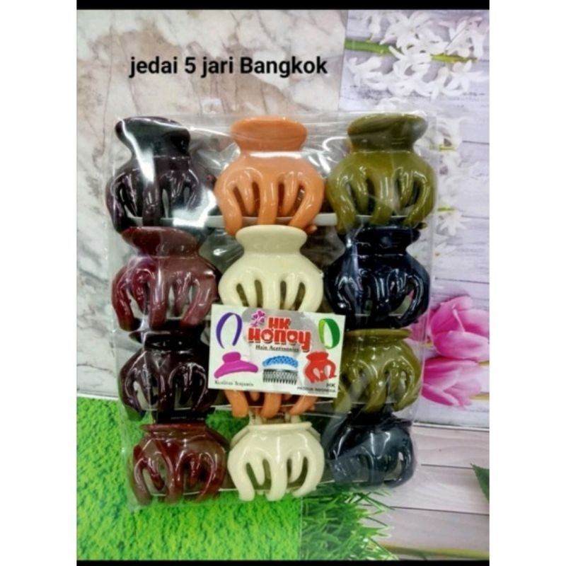 Jual jedai rambut jepit Gigi 5 ukuran 5 cm isi 12 pcs | Shopee Indonesia