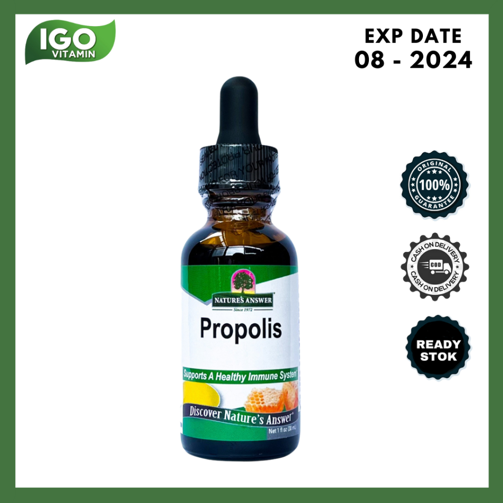 Jual Suplemen Natures Answer Propolis 30 ML herbal imun daya tahan ...