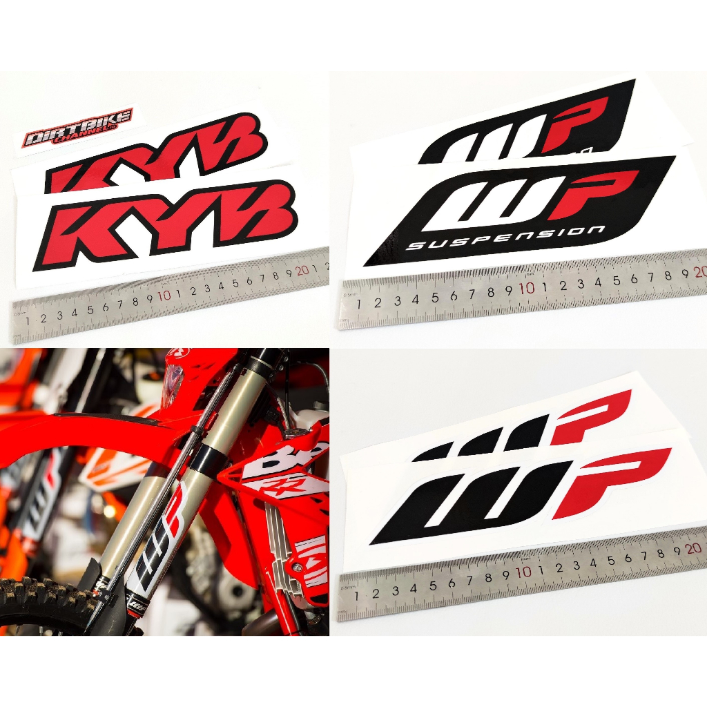Jual Sticker USD SHOCK DEPAN WP KAYABA KYB KLX DT CRF 150 WR YZ KTM KX ...