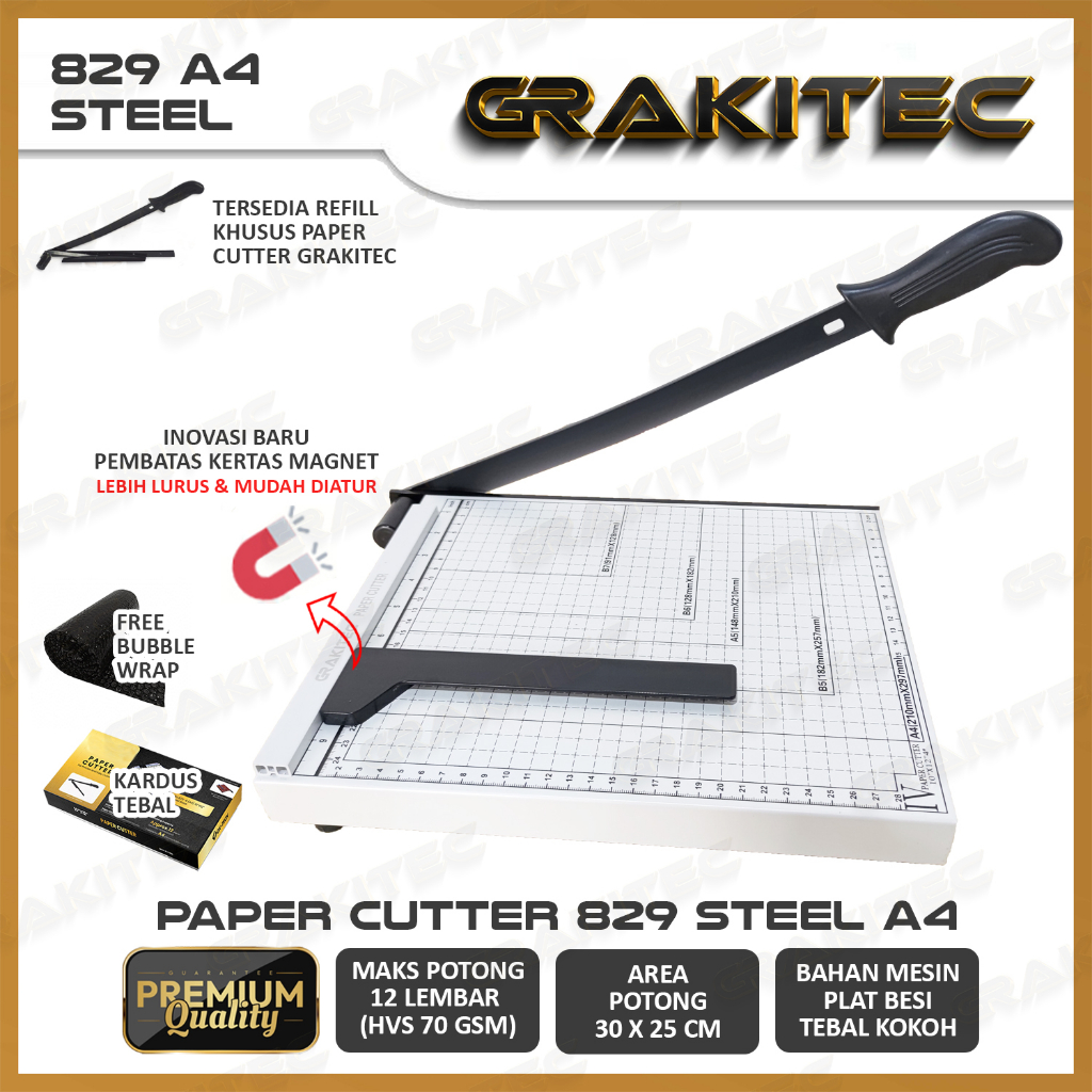 Jual Paper Cutter A4 Premium Alat Potong Kertas / Mesin Potong Kertas ...