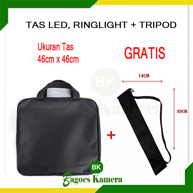 Jual Tas Ring light Tas Led Godox P260c / Tas Ring light Leda dan ...