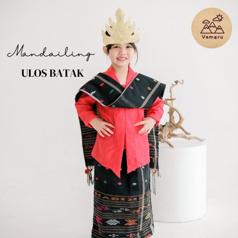 Jual BAJU ADAT ANAK BATAK MANDAILING ULOS VAMERU | Shopee Indonesia