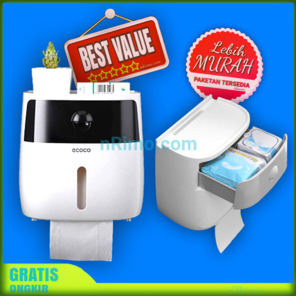 Jual Jual Kotak Tempat Tissue Gulung Toilet Dapur Roll Box Dispenser ...