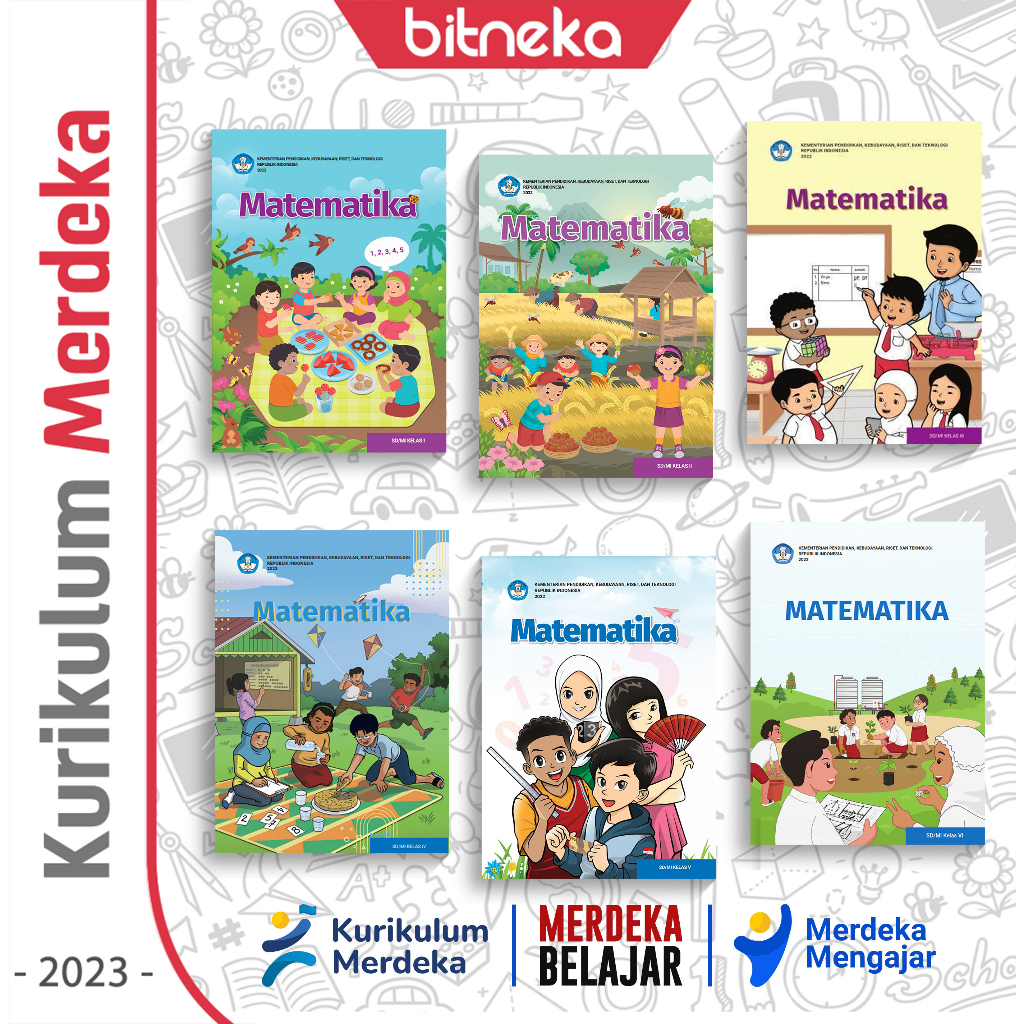 Jual Buku Siswa Matematika NEW SD/MI Kurikulum Merdeka - KEMDIKBUD ...