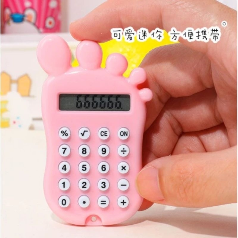 Jual ELSTUFF(K4) KALKULATOR MINI SAKU MOTIF LUCU KOREA / KALKULATOR ...