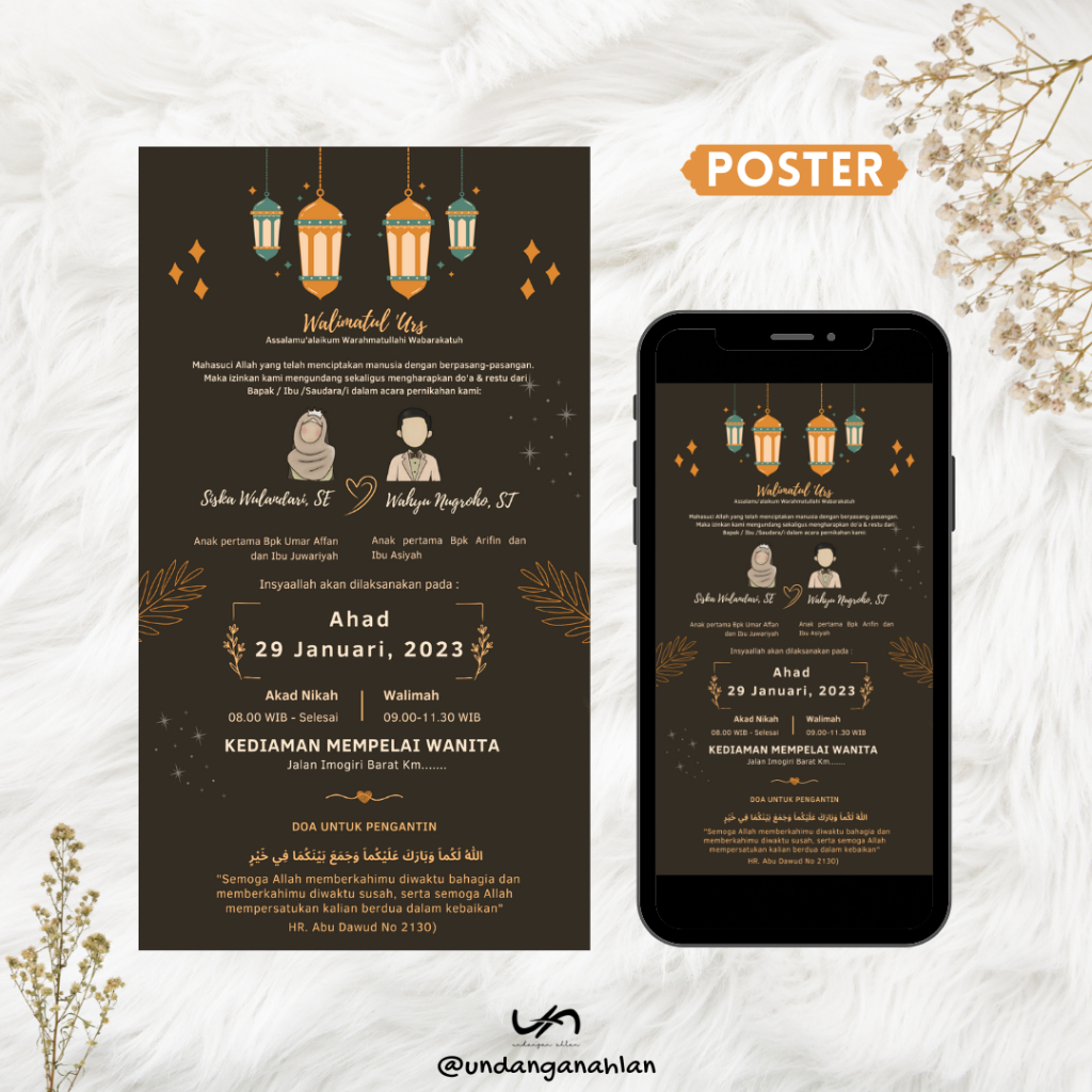 Jual UNDANGAN DIGITAL JPEG | UNDANGAN POSTER | UNDANGAN POSTER KEKINIAN ...