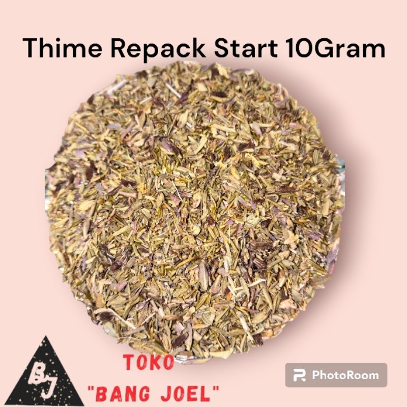Jual Thime Repack 10 Gram / Thime Leaves / Daun Time Kering 10 Gram ...