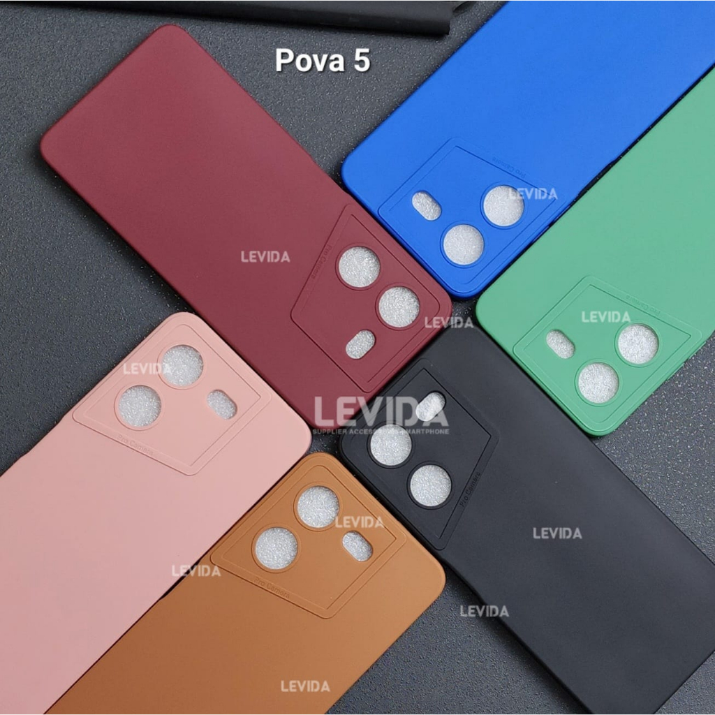 Jual Tecno Pova 5 Tecno Pova Neo 3 Softcase Procamera silicon Matte ...