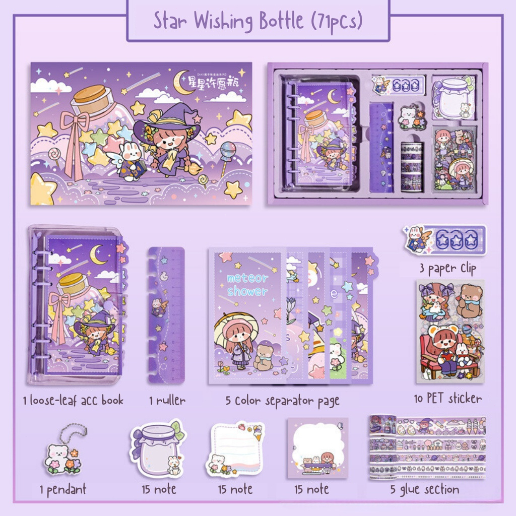 Jual PAKET JURNAL 1 SET 7 PCS PAKET BUKU HARIAN LUCU MURAH UNIK JURNAL ...