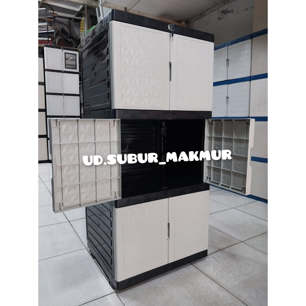 Jual LEMARI PLASTIK LEMARI PAKAIAN LEMARI JUMBO PINTU KUAT TAHAN LAMA ...