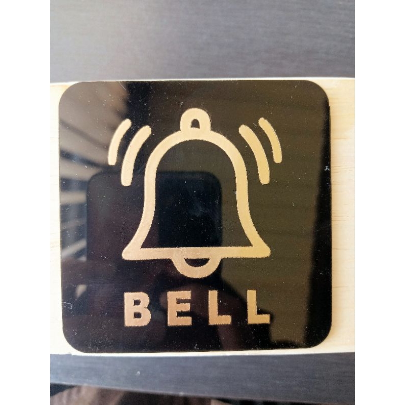 Jual Sign Tanda BELL Akrilik sablon | Shopee Indonesia