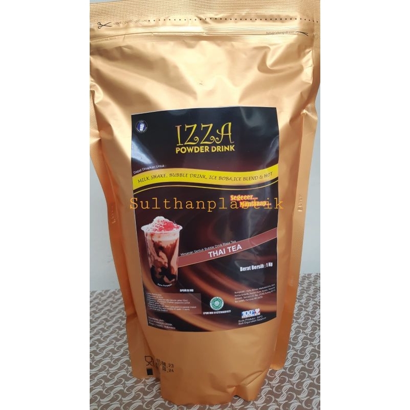Jual Bubuk minuman Instant Izza Powder Drink 1kg Bubuk Greentea ...