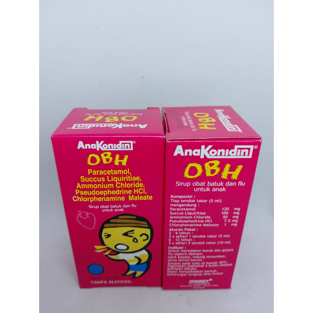 Jual ANAKONIDIN OBH BATUK DAN FLU 60 mL | Shopee Indonesia