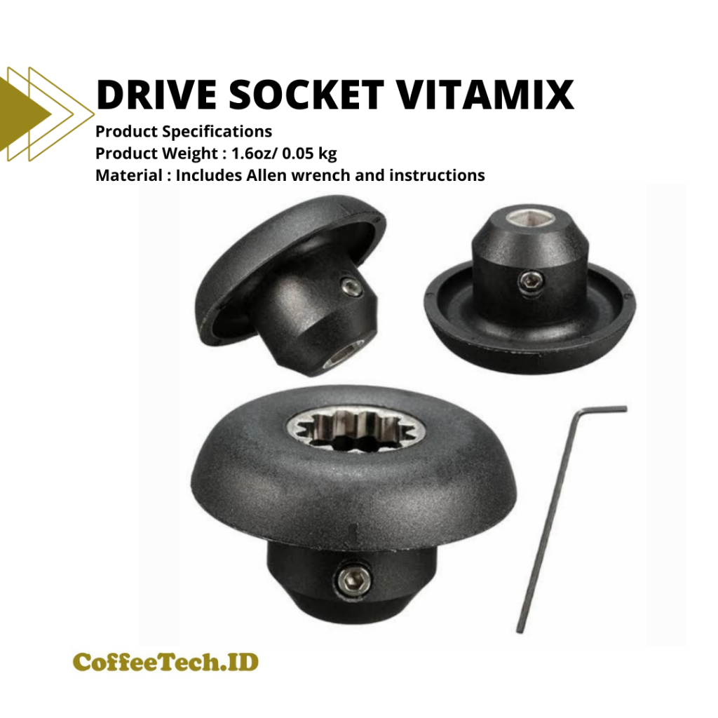 Jual DRIVE SOCKET BLENDER VITAMIX / SUKU CADANG SOKET DRIVE BLENDER VITAMIX | Shopee Indonesia