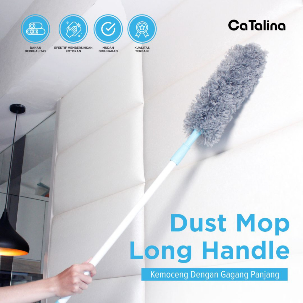 Jual Kemoceng Bulu Halus Microfiber Alat Pembersih Debu Rumah Long ...