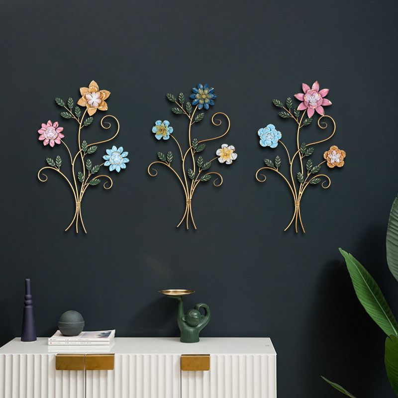 Jual Dekorasi dinding bunga besi tanaman bunga dinding gaya pedesaan ...