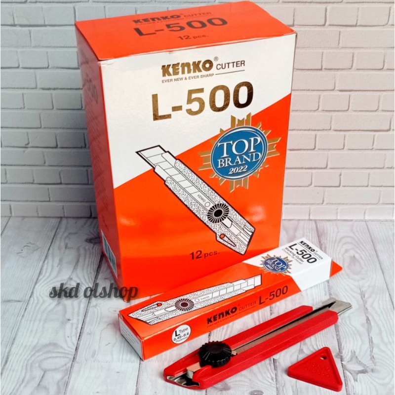 Jual Cutter besar Kenko L500// pisau potong cutter L500 (per pcs ...