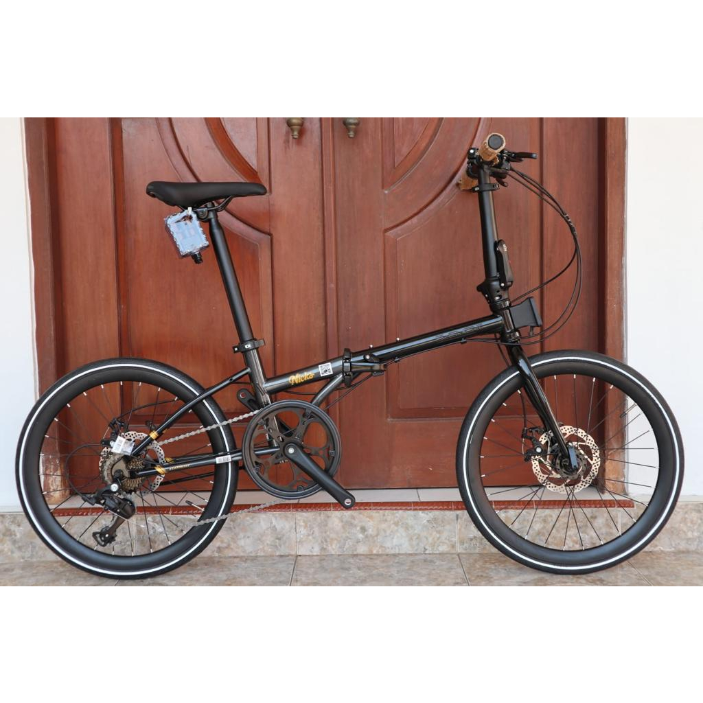 Jual Sepeda Lipat Folding Bike 20 Element Nicks R8 8 Speed | Shopee ...