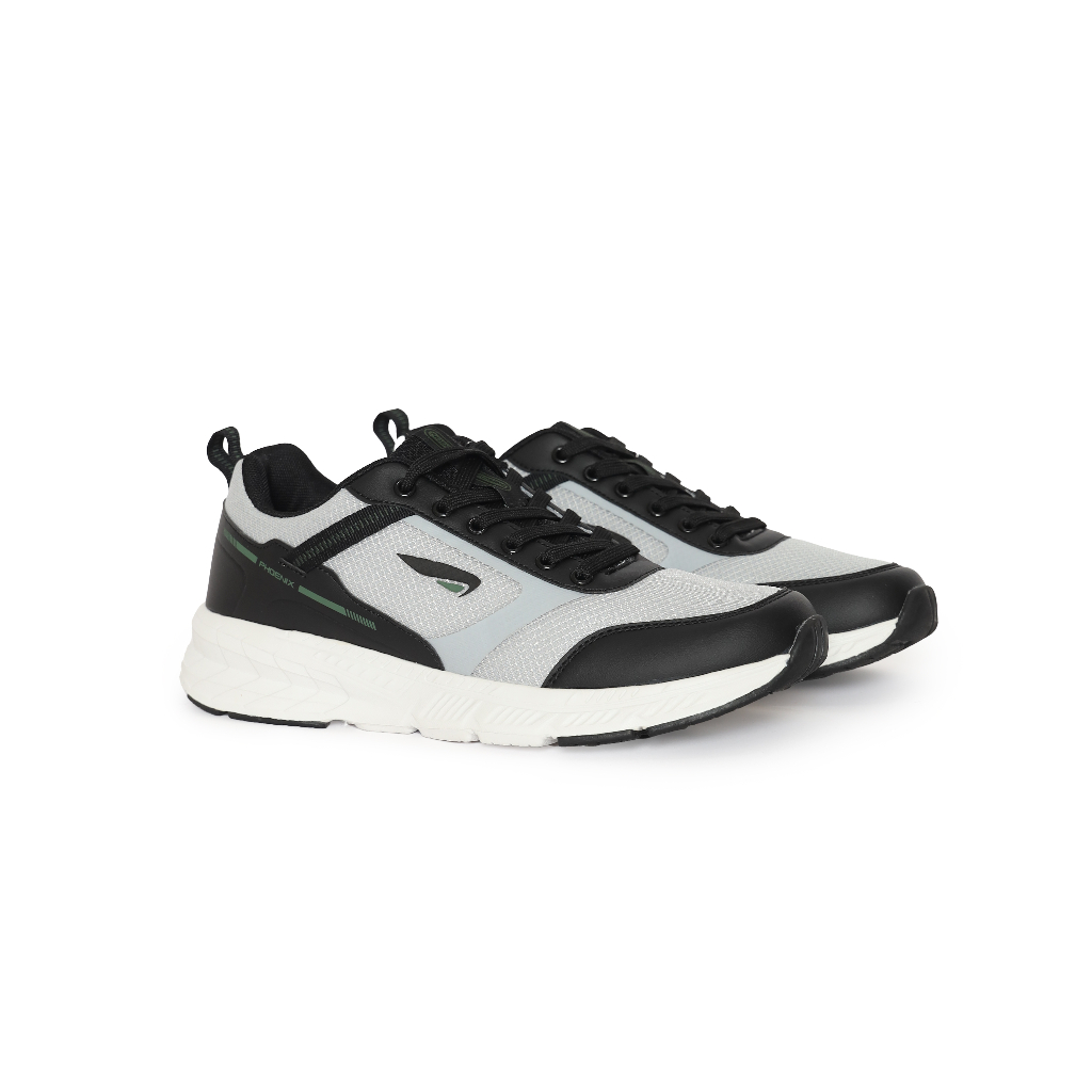 Jual Phoenix Official - Sepatu Sneakers Pria - Dexton Black Grey ...