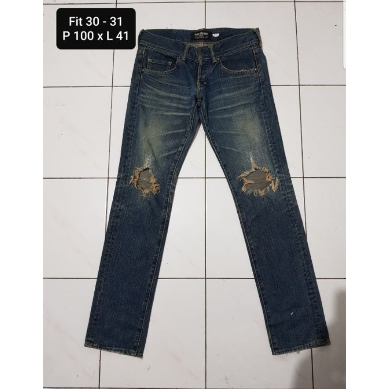 Jual Celana Denim Rude Gallery Japan | Shopee Indonesia