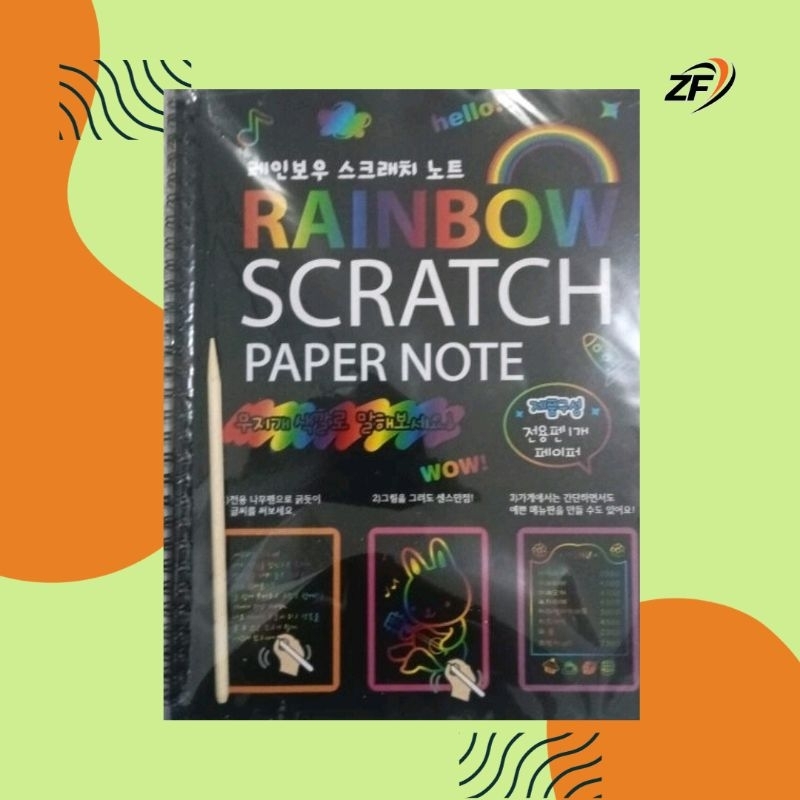 Jual Rainbow Scratch Paper Note | Shopee Indonesia