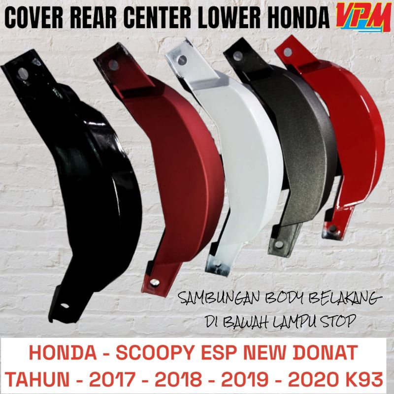 Jual Cover rr center lower sambungan body belakang bawah scoopy new ...