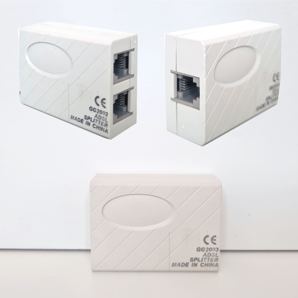 Jual ADSL Splitter GG2003 Alat Konektor Kabel Line Telepon Modem ...