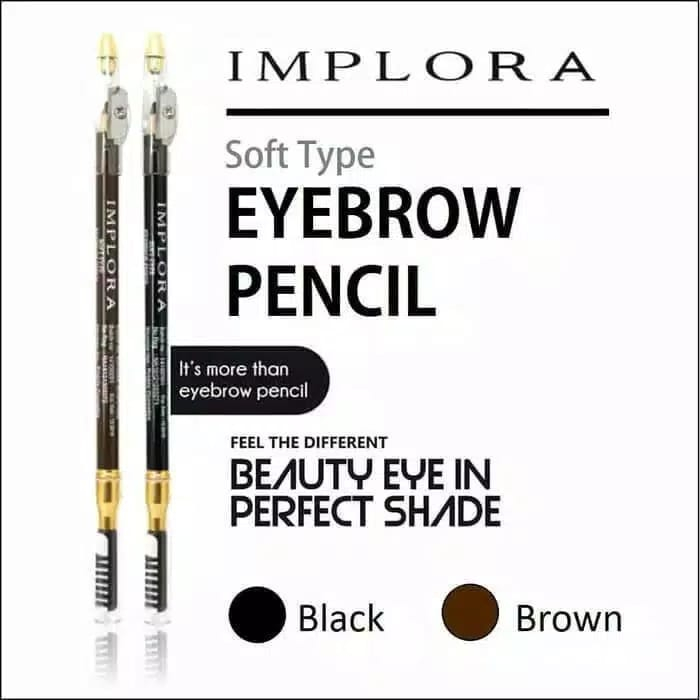 Jual IMPLORA Eye Brow Pencil 2in1 - Pensil Alis | Shopee Indonesia