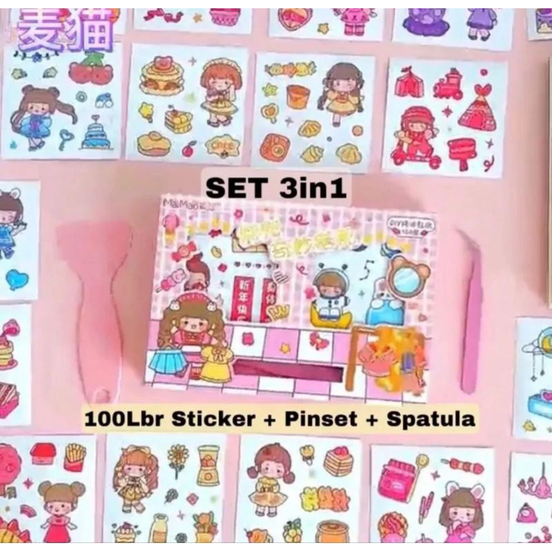 Jual sticker isi 100lembar | Shopee Indonesia