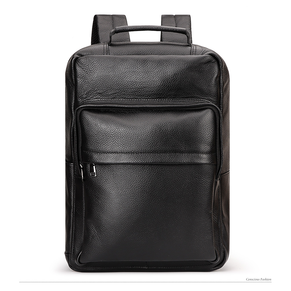 Jual Tas Ransel Leather Kulit Sapi Asli Mosel persegi - Tas Laptop ...
