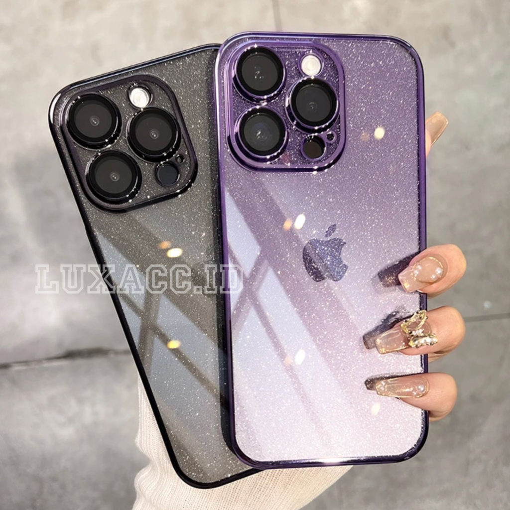 Jual Blink Blink Gliter Metalic Electroplating Case iPh 11 Pro Max 12 ...