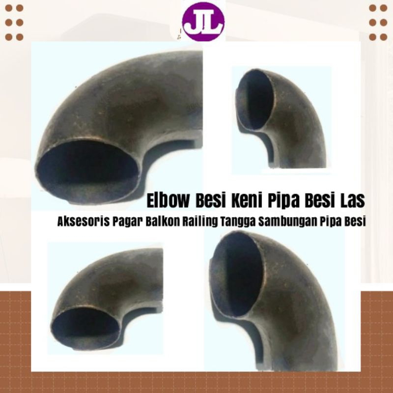Jual Elbow Besi Keni Knee Pipa Besi Las Ukuran 2 Inch Aksesoris Pagar ...
