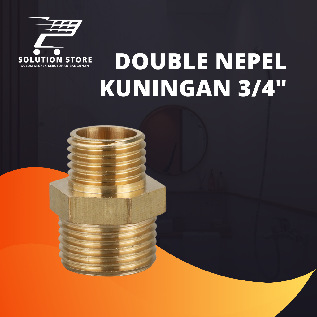 Jual Double neple stainless steel Dobel nepel 1/2" (inch) | Shopee ...