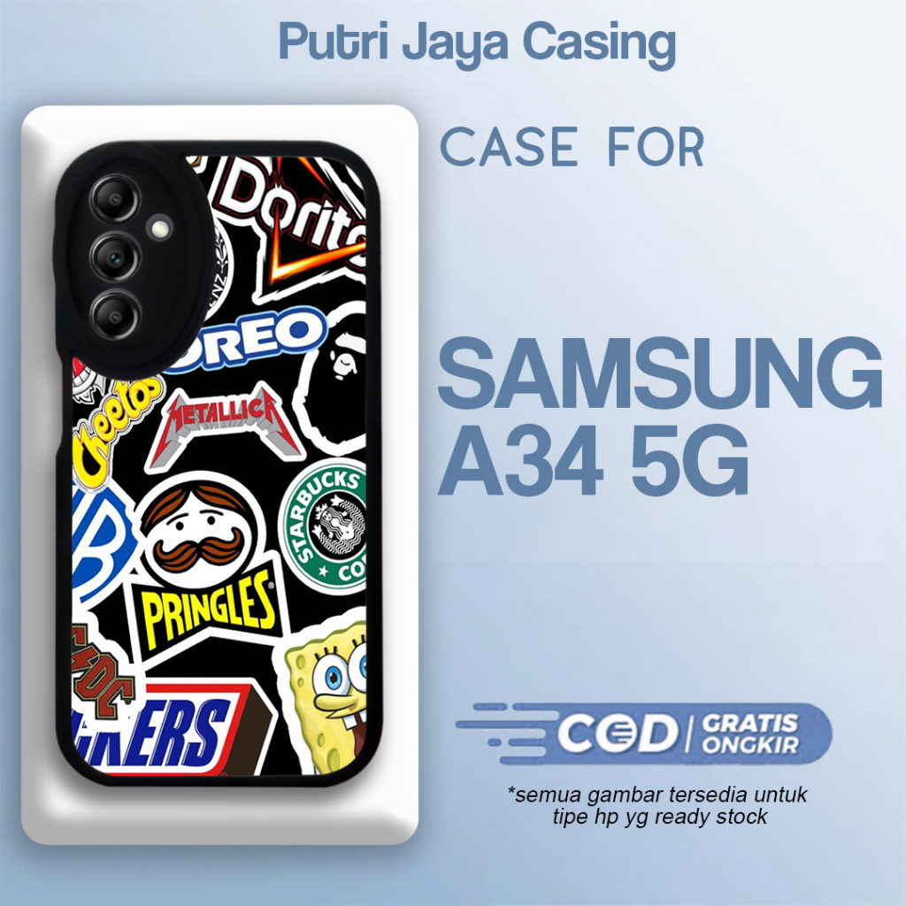 Jual case samsung a34 5g terbaru aesthetic grafiti 08 casing estetik ...