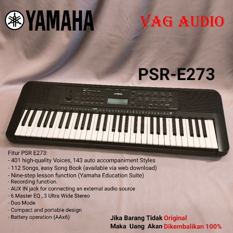 Jual KEYBOARD YAMAHA PSR-E273 | Shopee Indonesia