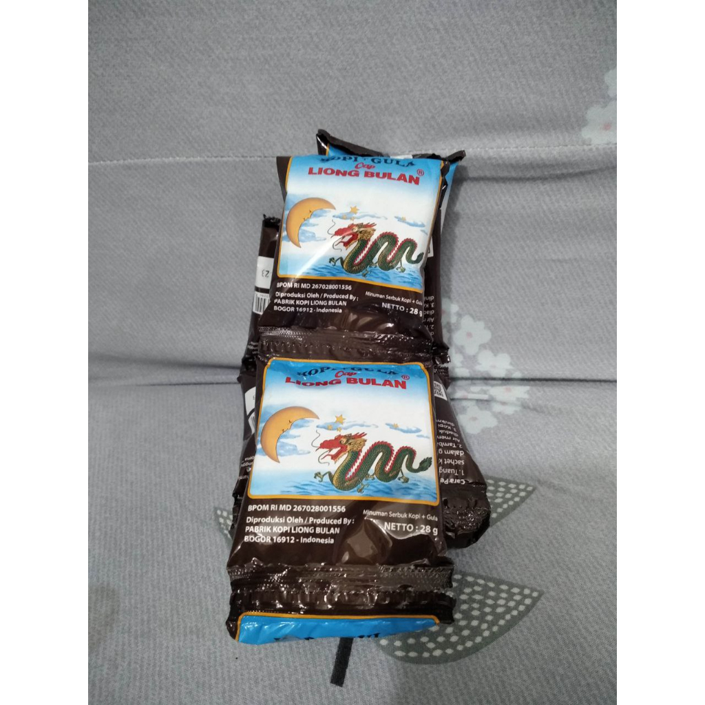 Jual Kopi Plus Gula Cap Liong Bulan Khas Bogor kemasan 1 pack isi 20 ...