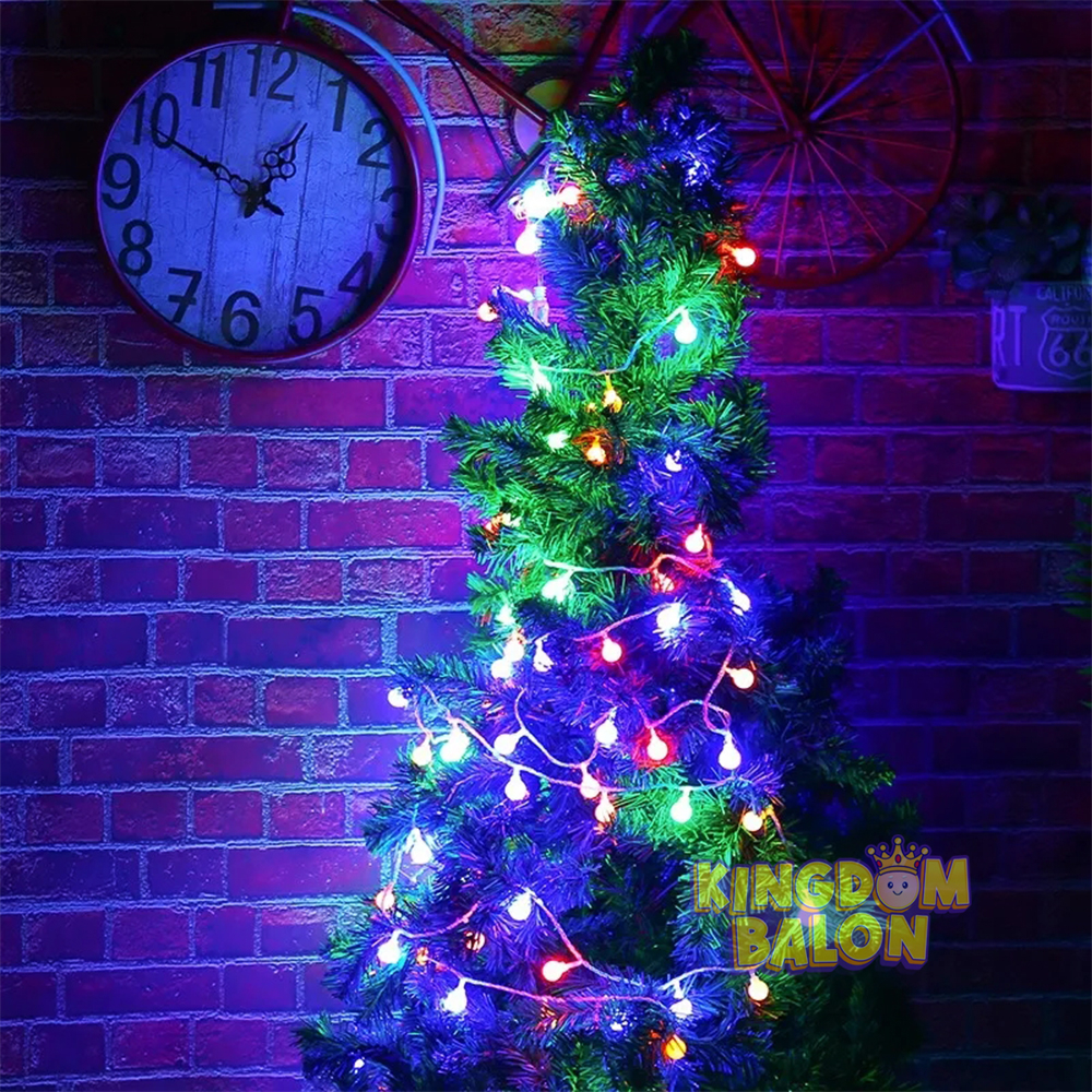 Jual Lampu Natal Model Bulat / Hiasan Pohon natal | Shopee Indonesia