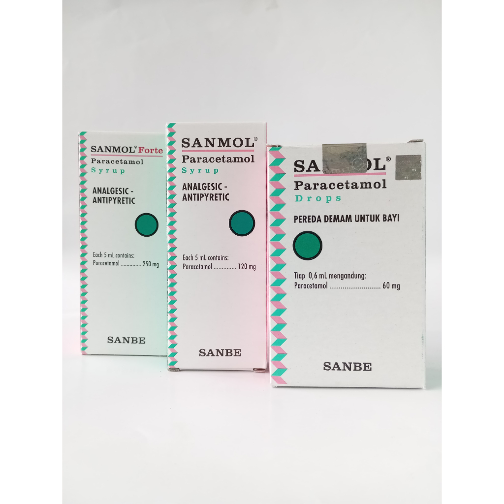 Jual SANMOL PARACETAMOL SYRUP / FORTE / DROPS | Shopee Indonesia