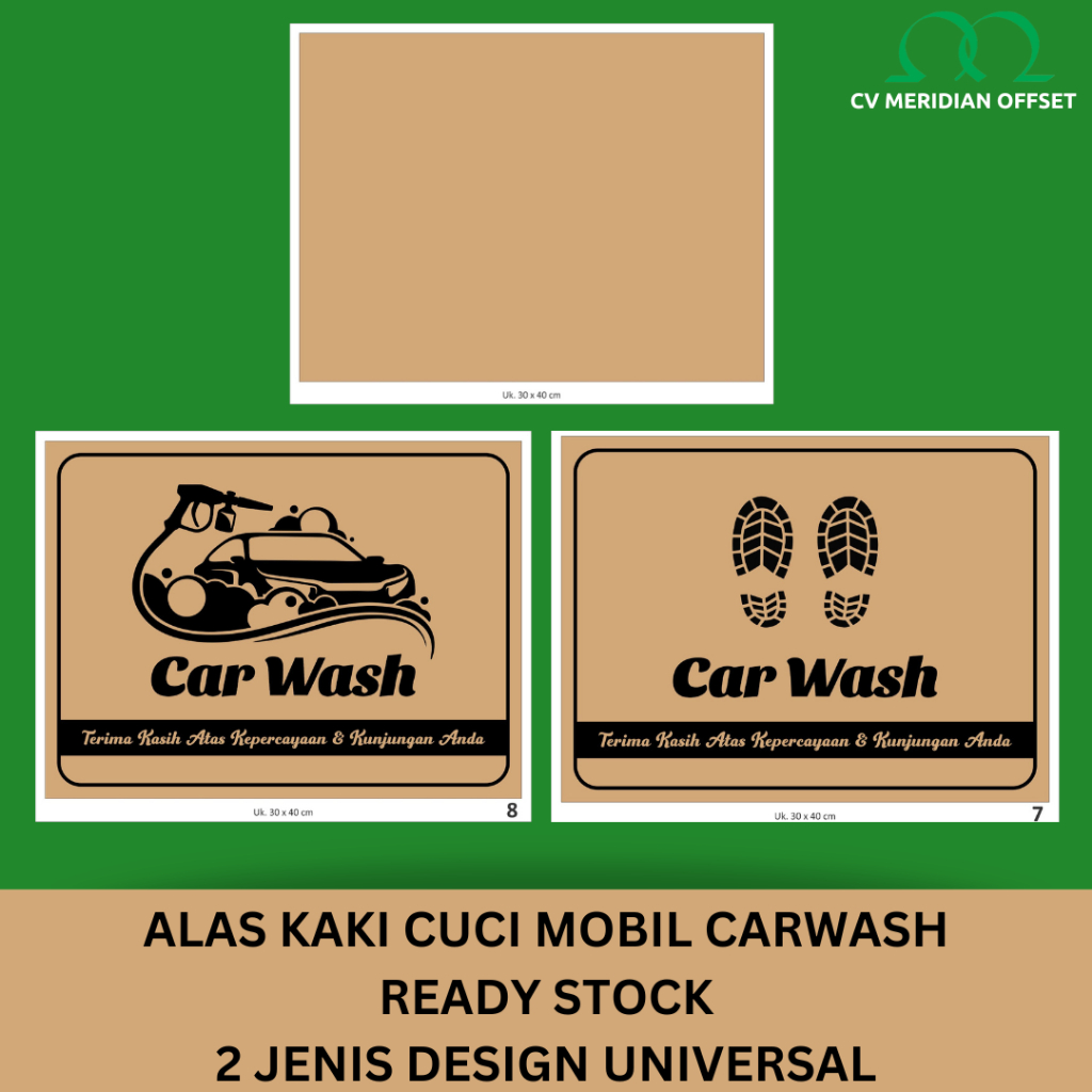 Jual Kertas alas kaki cuci mobil carwash 30x40, 40x45 samson 80gsm ...