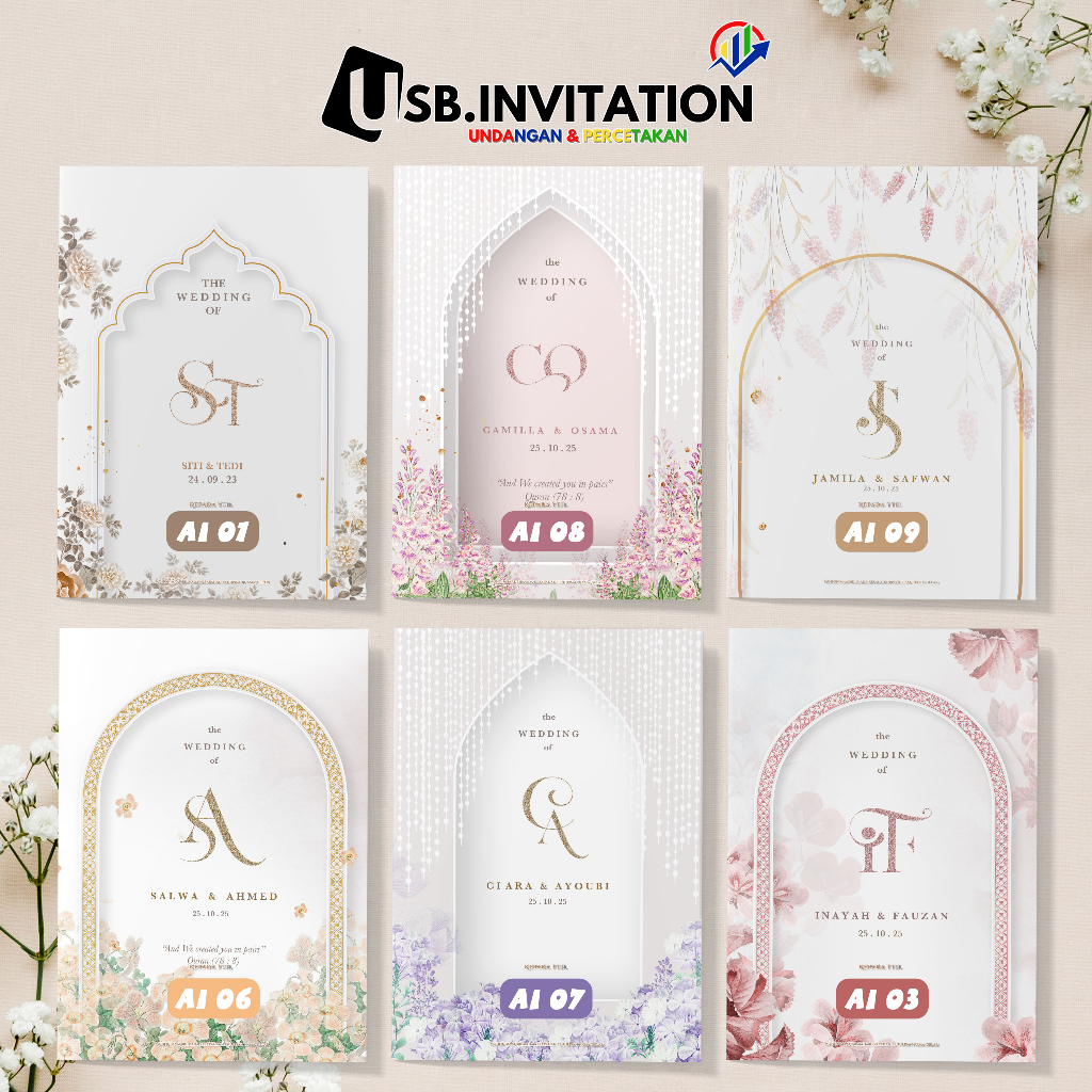 Jual Undangan Pernikahan Murah - Undangan Pernikahan Costum- Undangan ...