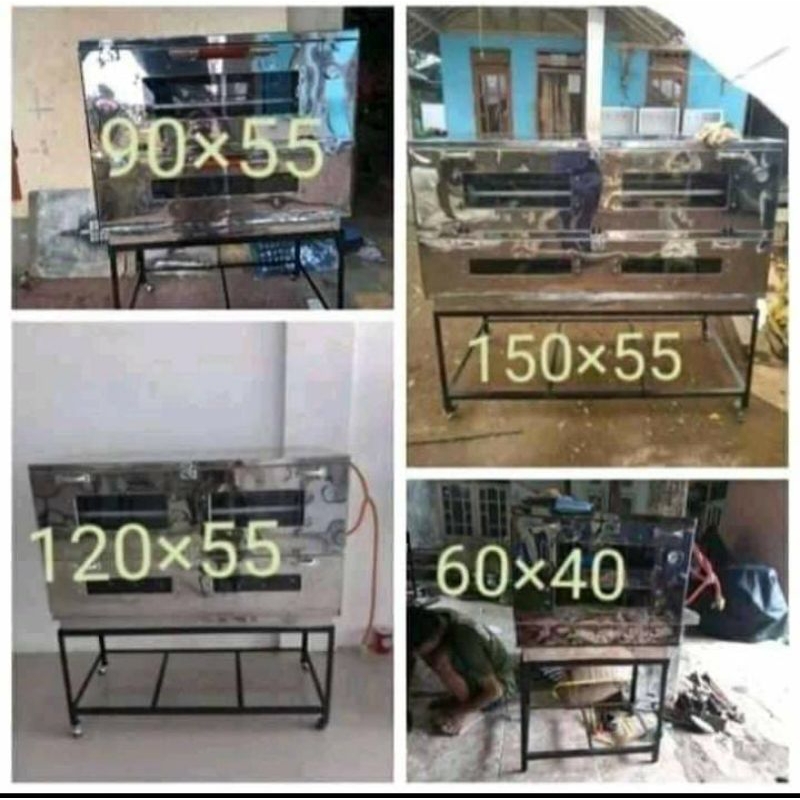 Jual Oven gas stainless murah api atas bawah lengkap | Shopee Indonesia