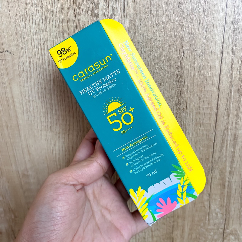 Jual Carasun Sunscreen Healthy Matte UV Protector 70ml SPF 50+ PA++++ (Normal-Oily Skin ...