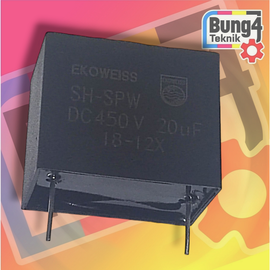 Jual Kapasitor 20uF DC 450v Capasitor 20uF DC 450v SH - SPW ekoweiss ...