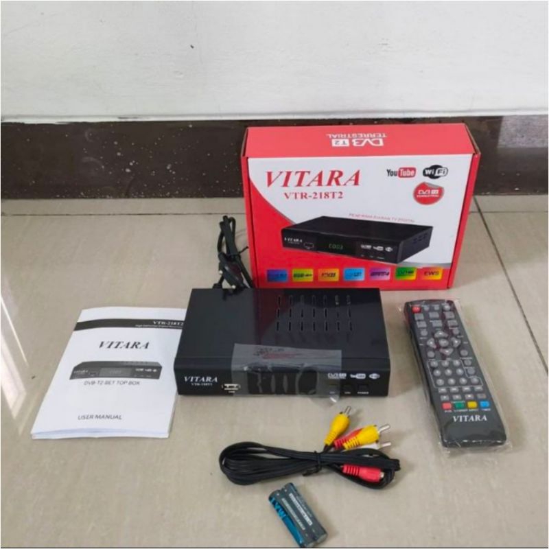 Jual Promo set top box murah STB DVB T2 untuk tv analog set box vitara ...