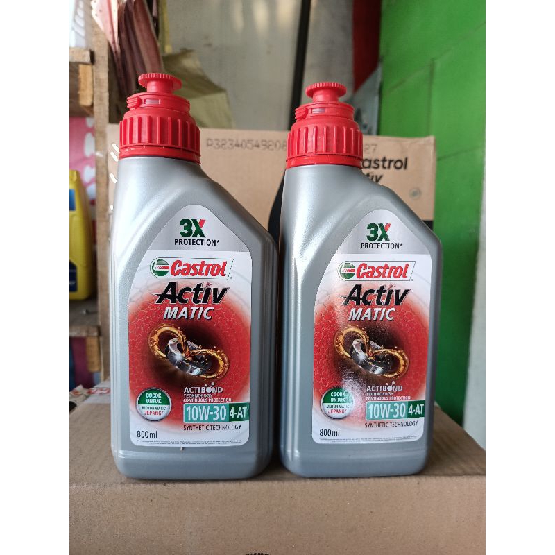 Jual OLI CASTROL ACTIV MATIC 0,8L SAE 10W-30 4-AT ORIGINAL | Shopee ...