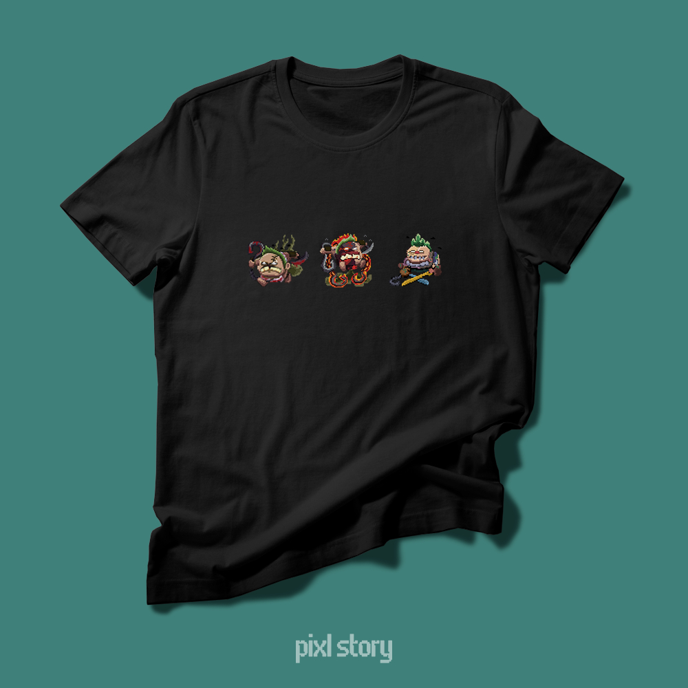 Jual Kaos Tshirt Pudge Dota 2 Pixel Art - Pixel Art by Pixl Story ...