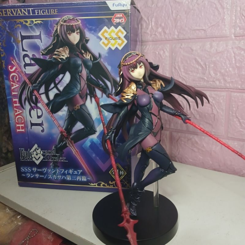 Jual scathach figure furyu sss lancer original fate grand order bib ...