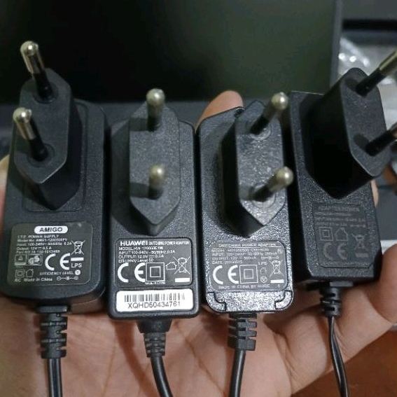 Jual ADAPTOR ROUTER STB ONT MODEM 12V 0.5A ORIGINAL | Shopee Indonesia