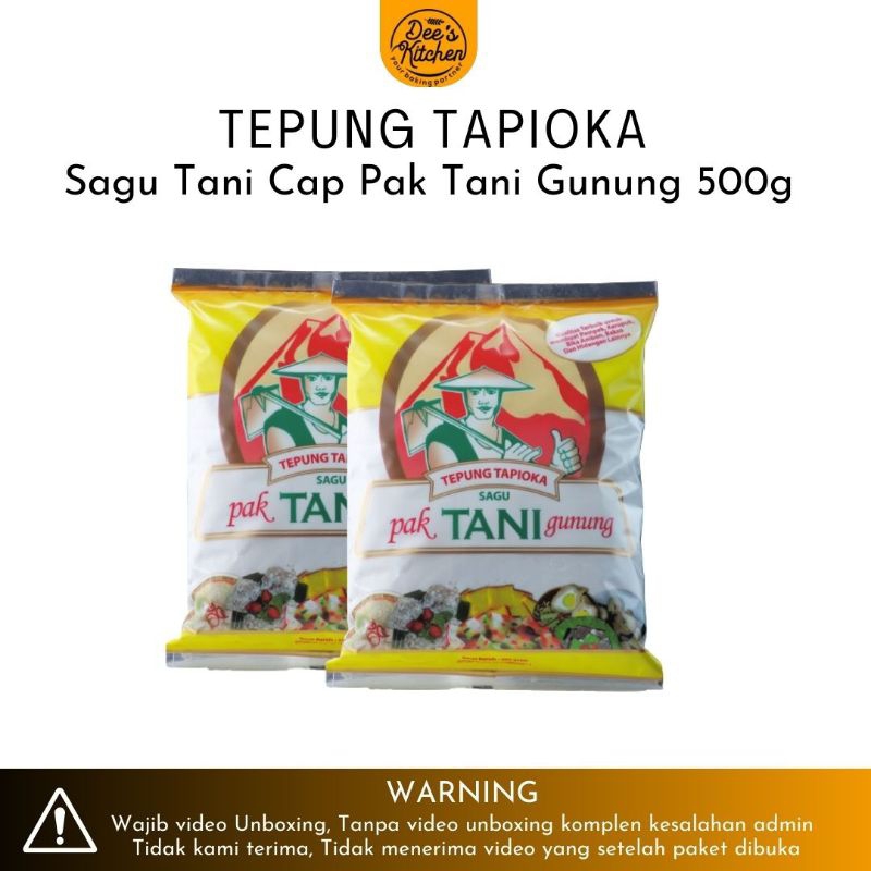 Jual Tepung Tapioka/Sagu cap Tani Gunung 500gr | Shopee Indonesia